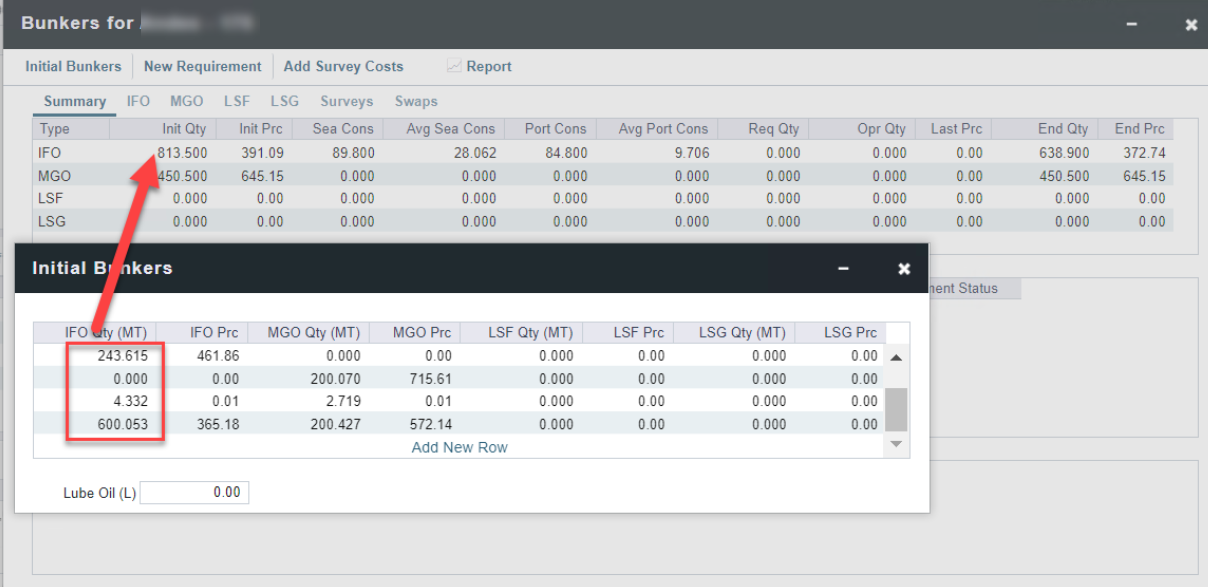 Why are the bunker values in my Bunker Report incorrect but the voyage ...
