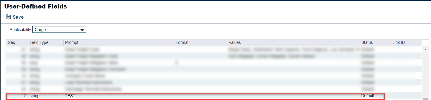 Why doesn't the column view of a user defined field automatically update when amended in the ...