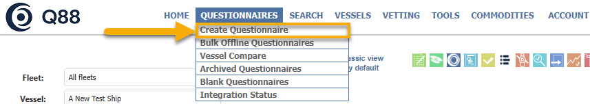 Q88/Q88 Onboard - How to Create a Questionnaire