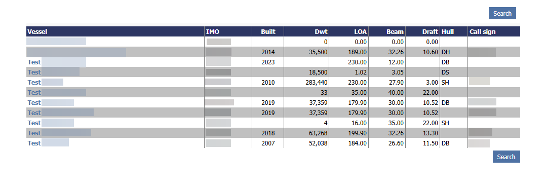 Q88 Dry/Q88 Dry Onboard - Vessel Search
