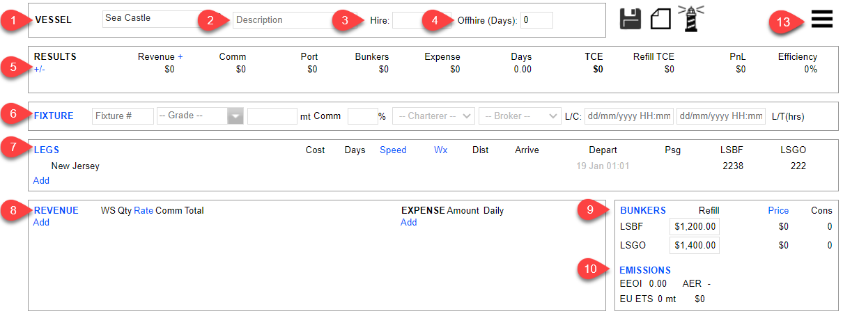 VMS - Estimate (Voyage)