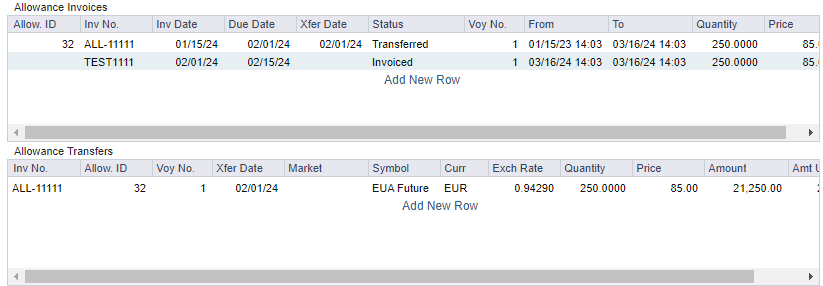 IMOS - Emissions Expense Settlement Workflow