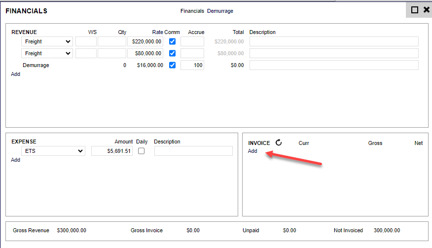 VMS - Other Payables Invoices