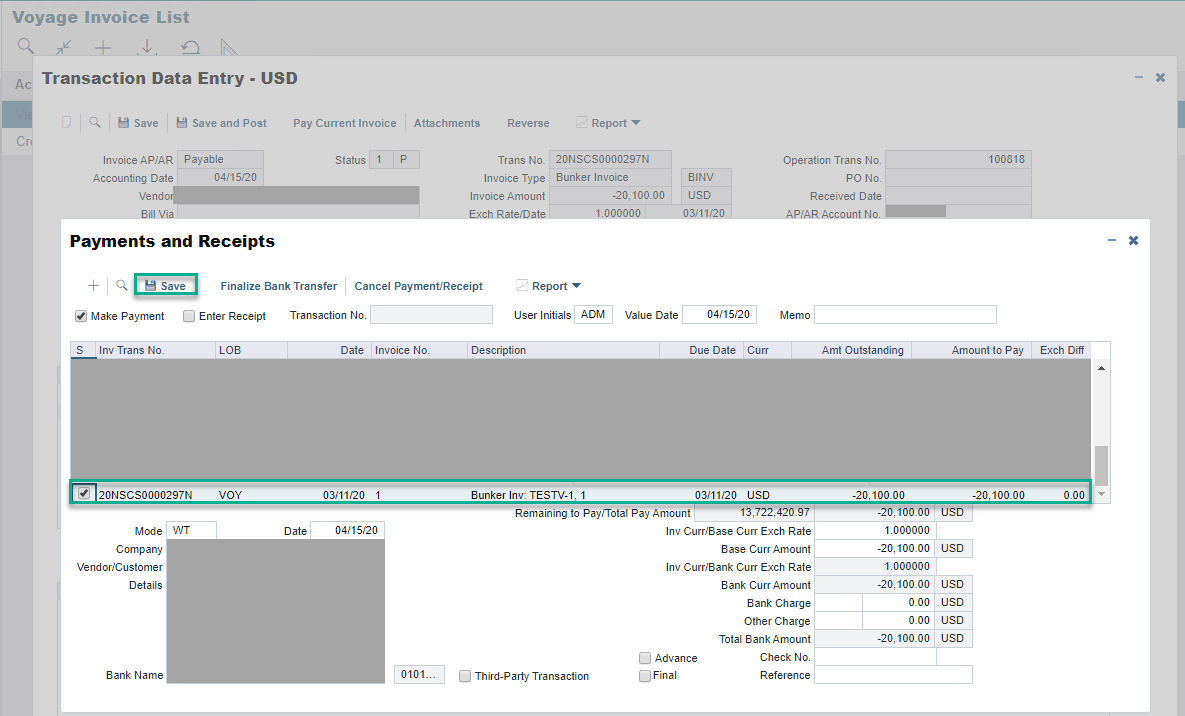 IMOS - Debunkering Workflow