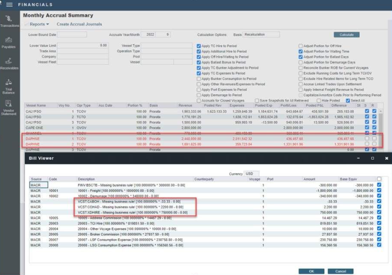 IMOS - Understanding Errors in Accruals