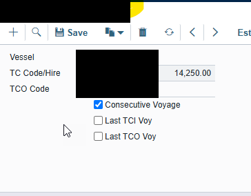 How can I adjust the commence date of a consecutive Voyage?