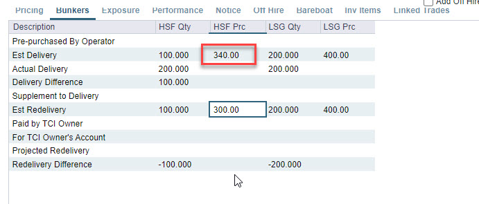 How do I apply Bunker Scrubber Premium on Vessel Delivery & Bunker Lifting?