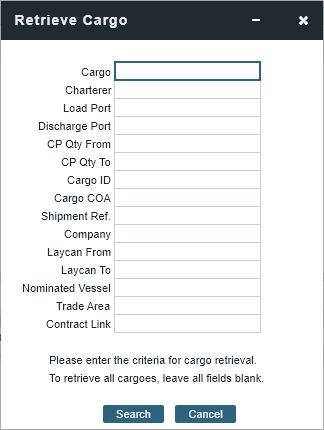 IMOS - Managing Voyage Cargoes