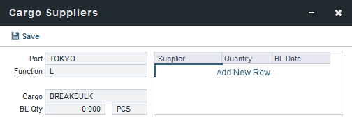 IMOS - Cargo Suppliers and Cargo Receivers
