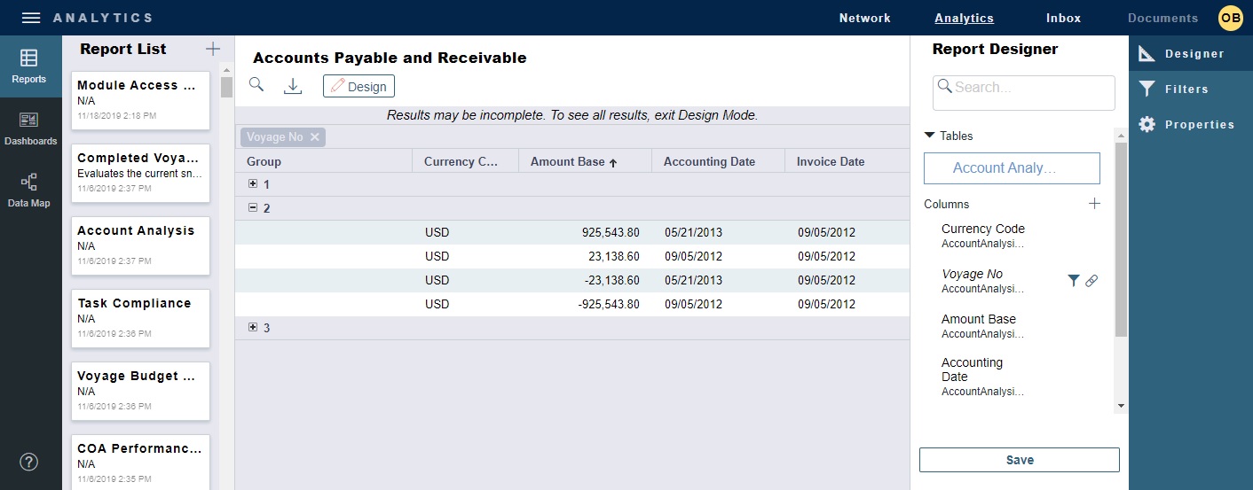 IMOS - Creating a Report in the Report Designer