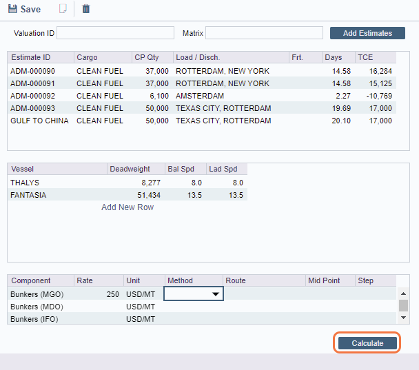 IMOS - Freight Matrix