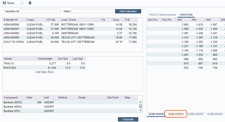 IMOS - Freight Matrix