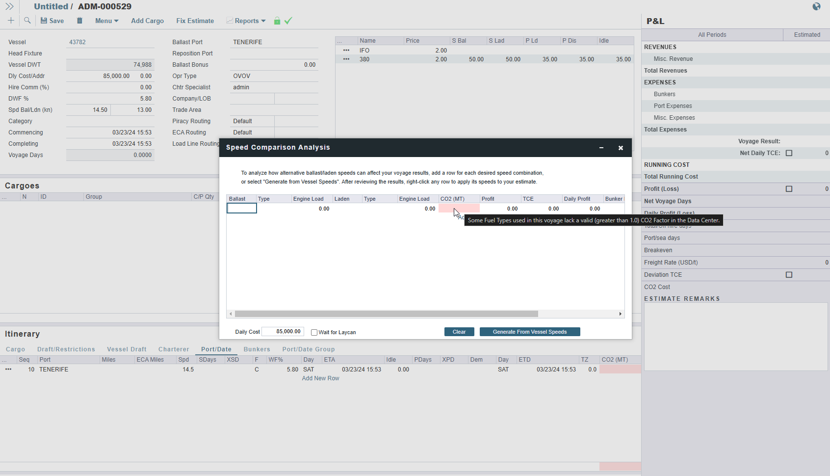 IMOS - Speed Comparison Analysis