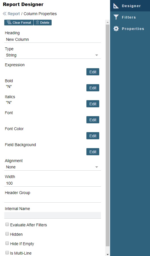 IMOS - Adding Custom Columns & Formatting Columns