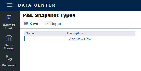 IMOS - P&L Snapshot Types