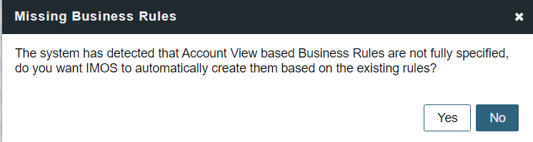 IMOS - Business Rules