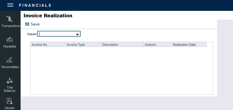 IMOS - Invoice Realization