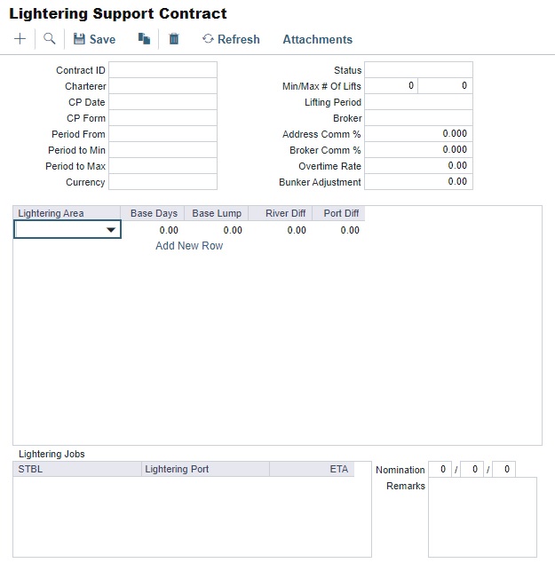 IMOS - Lightering Support Contract