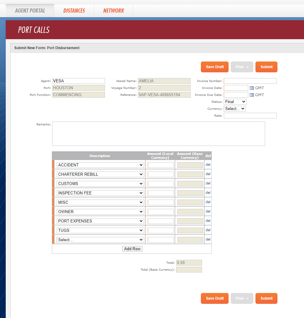 Veslink - Standard Forms