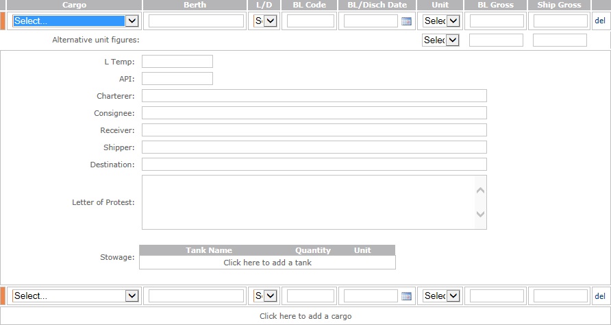 Veslink - Special Fields and Controls