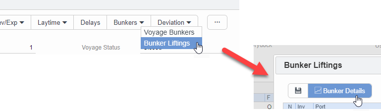 Why does voyage bunker consumption not appear in the Voyage P&L?